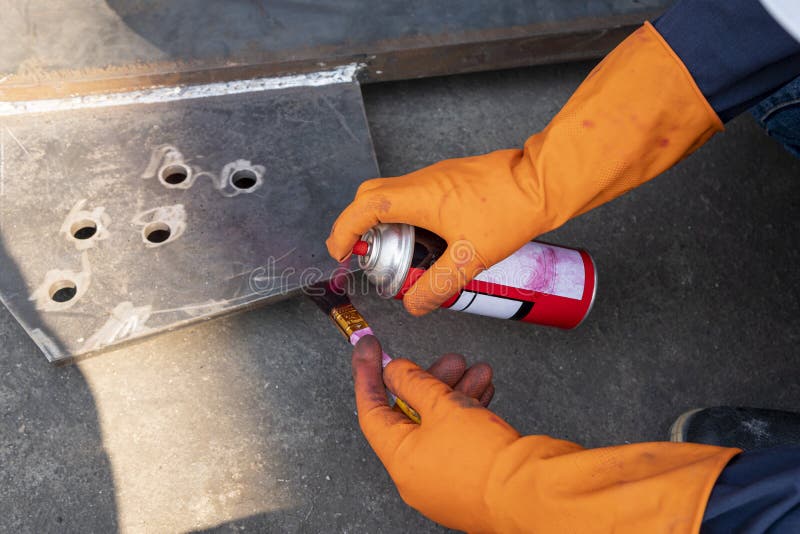 Step To Use Brush Apply Liquid Penetrant into the Welded for Non ... Step To Use Brush Apply Liquid Penetrant into the Welded for Non ...