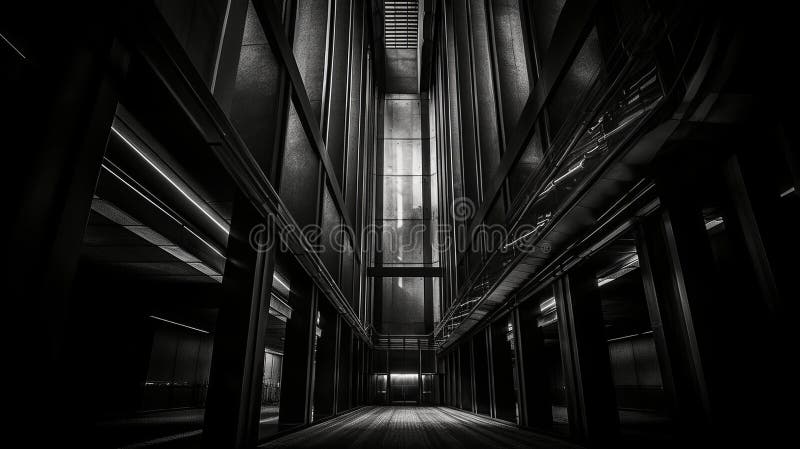 The Use of Strong Vertical Lines and Dramatic Angles Creates a Sense of ...