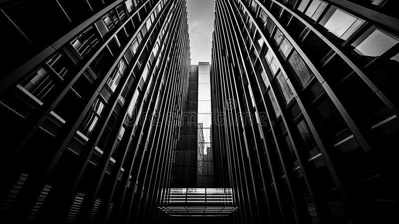 The Use of Strong Vertical Lines and Dramatic Angles Creates a Sense of ...