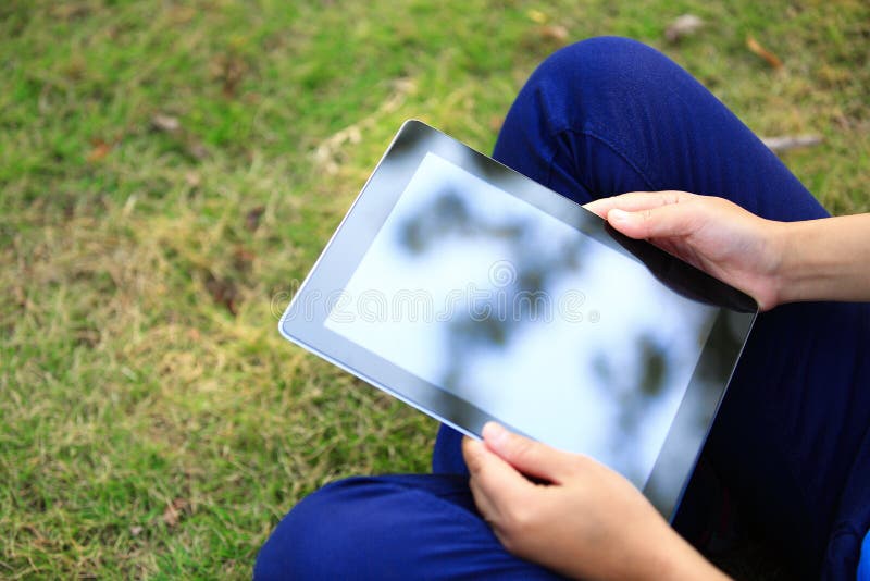 Use tablet pc stock photo. Image of chinese, tablet, beautiful - 35349260