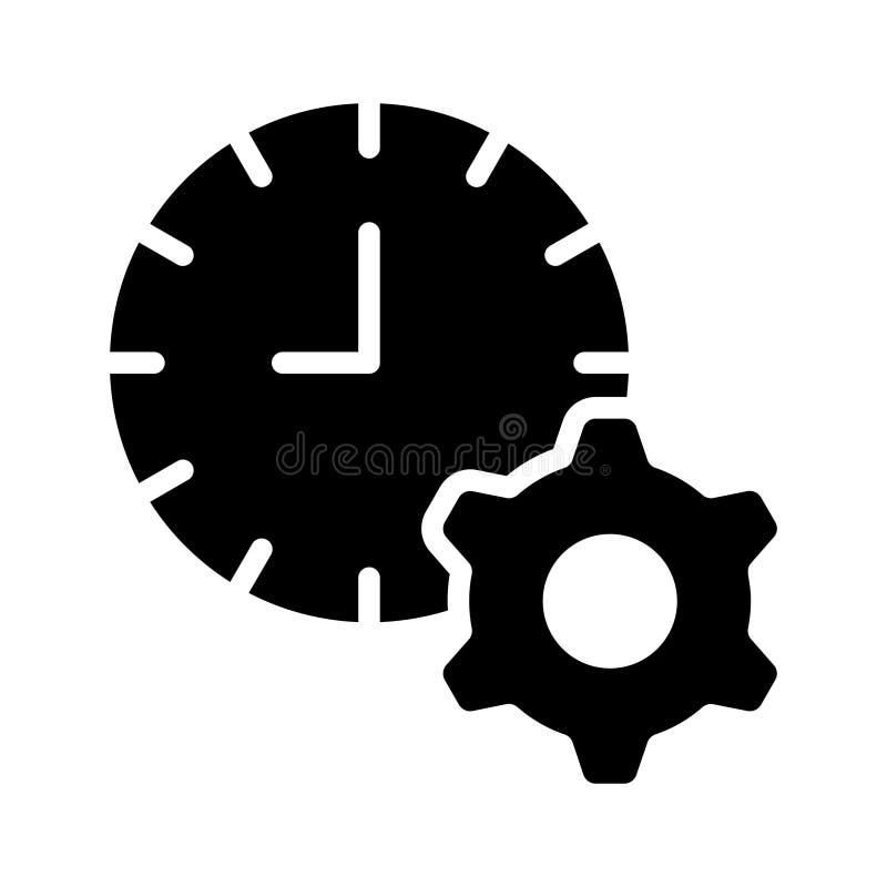 Use the Time Management Flat Icon for Effective Scheduling and ...