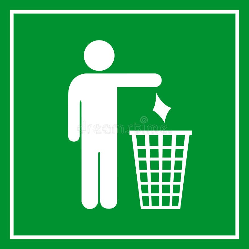 Use Dustbin Sign Dustbin Poster For Litter