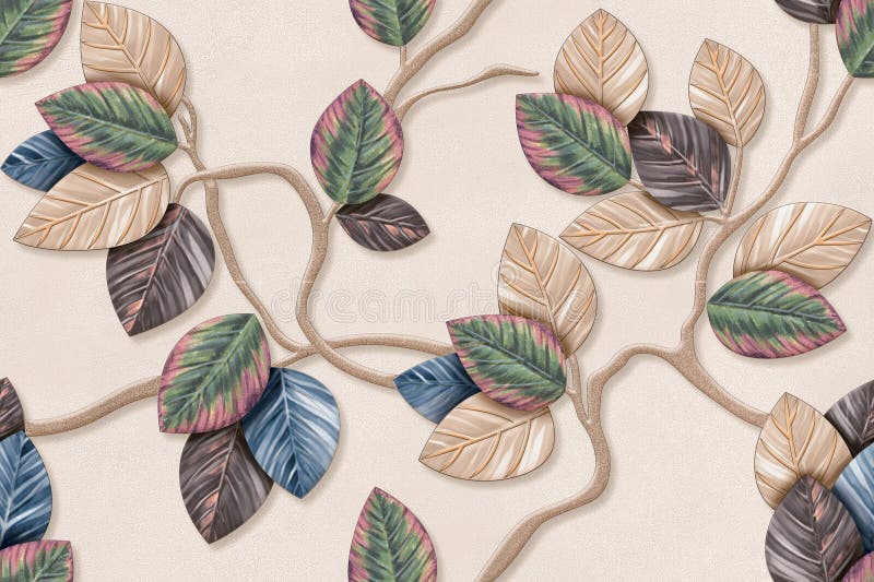 Colour Full Wall Tile Design Most Colourful Stock Illustration ...