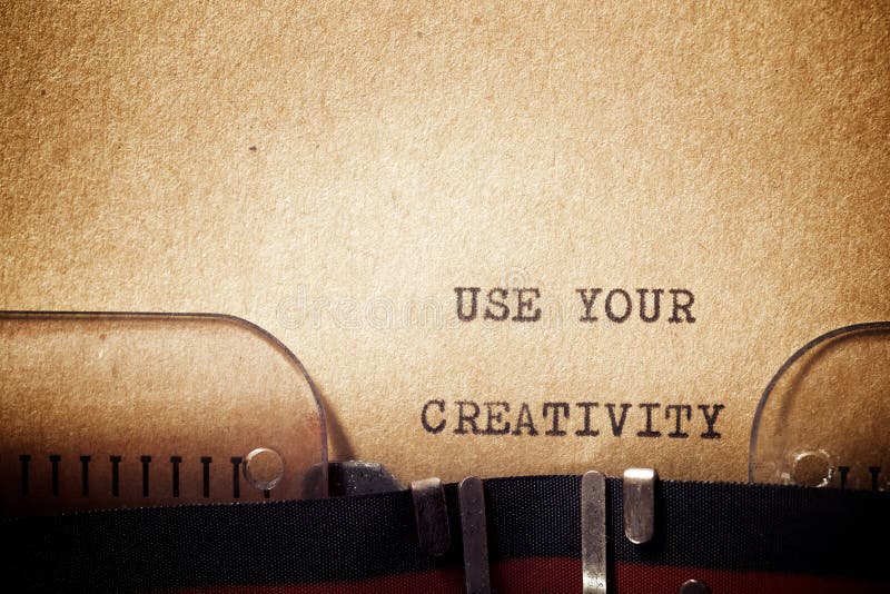 Use your creativity phrase stock photo. Image of creativity - 201761420