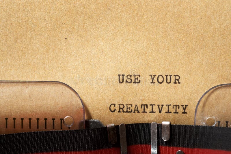 Use your creativity phrase stock photo. Image of creativity - 201761426