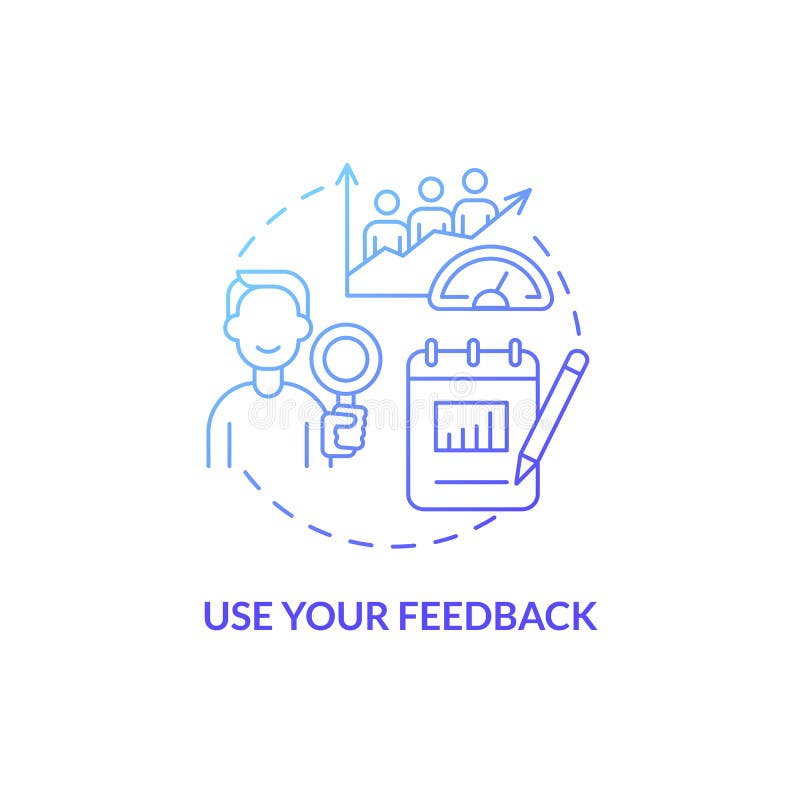 Use Your Feedback Concept Icon Stock Illustration - Illustration of ...