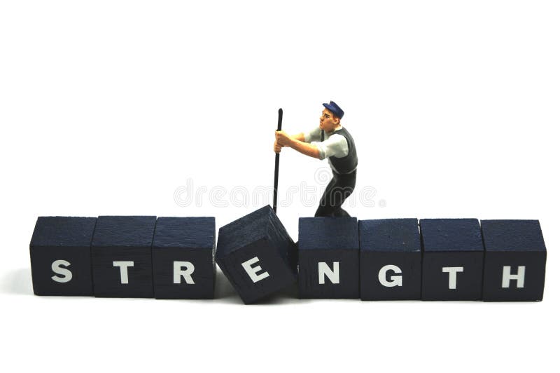 Use your strength stock photo. Image of white, background - 10626876