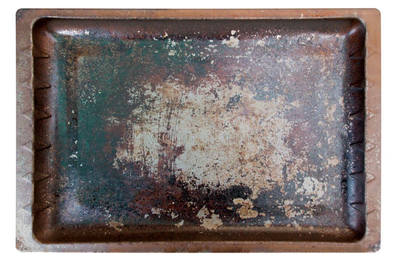 Used Baking Tray stock illustration. Illustration of corroded - 114861273
