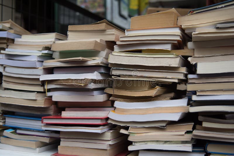 Stacks of Old-fashioned Books Stock Photo - Image of cover, order: 18657284