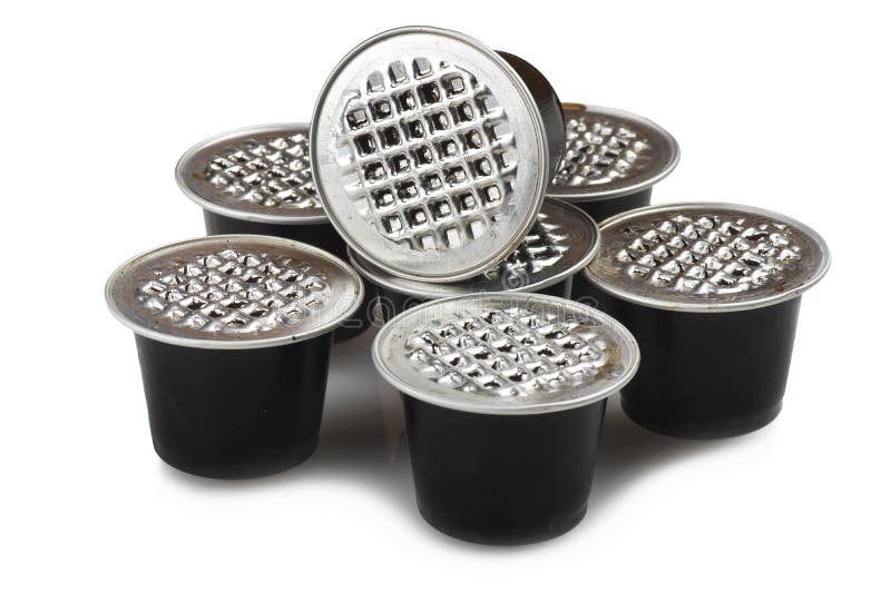 Used Capsules for Espresso Coffee Stock Photo - Image of espresso ...