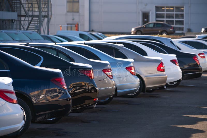 Used car sales stock image. Image of dealer, dealership - 185321965