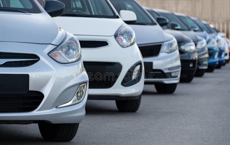 Used car sales stock photo. Image of market, business - 186326320