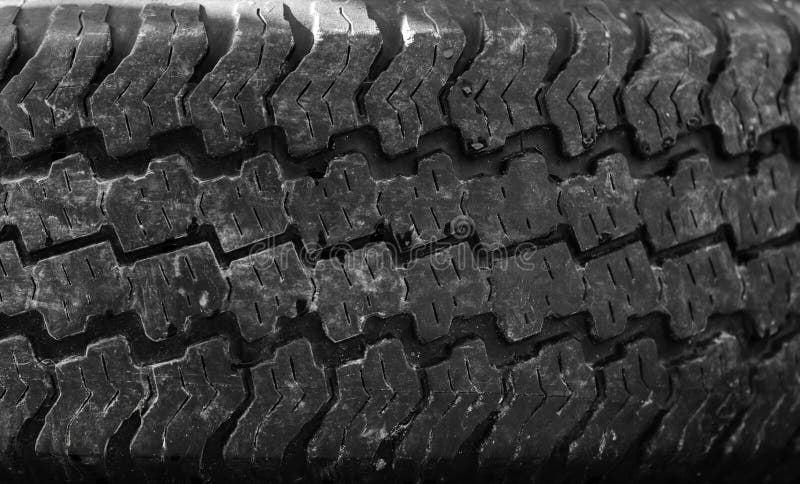 Used Car Tire Protector Pattern, Close Up Photo Stock Image - Image of ...