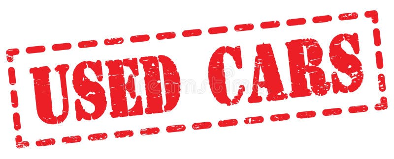 USED CARS Text Written on Red Stamp Sign Stock Illustration ...