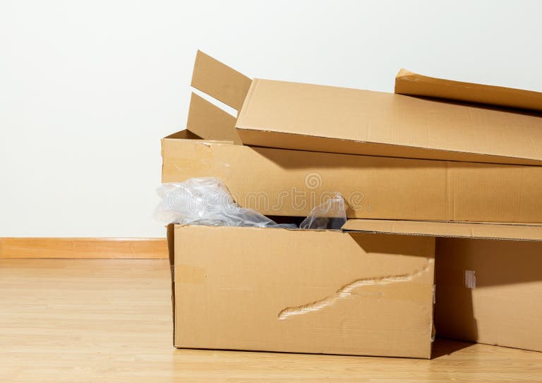 Used Carton box stock photo. Image of waste, reuse, wrapped - 36747056