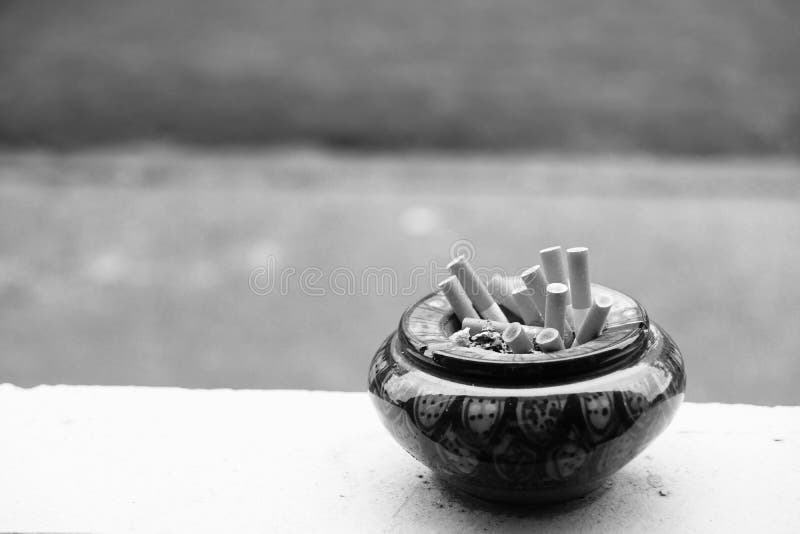 Used cigarettes stock image. Image of ashtray, smoking - 25606303