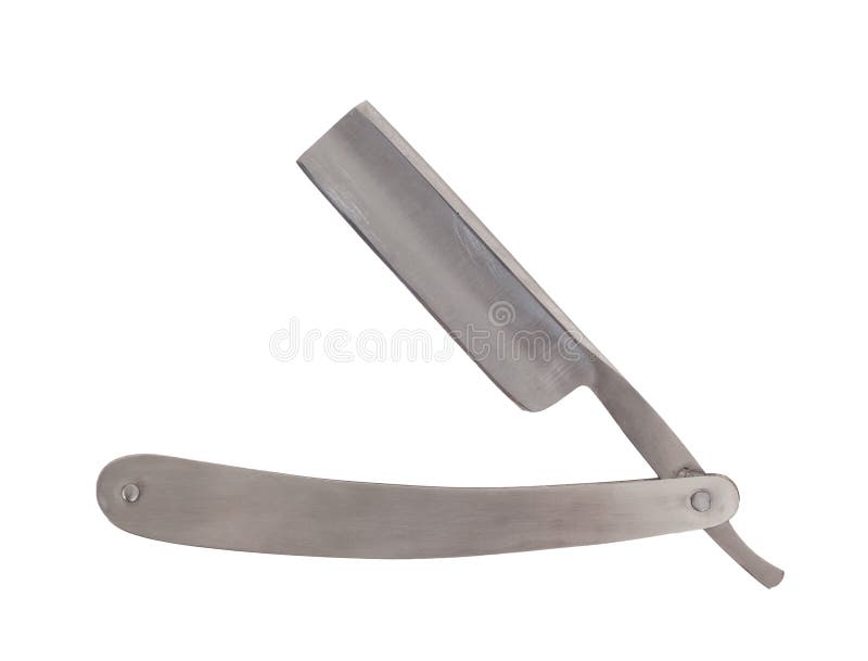 Used Classic Straight Razor, Old Style Stock Photo - Image of body ...