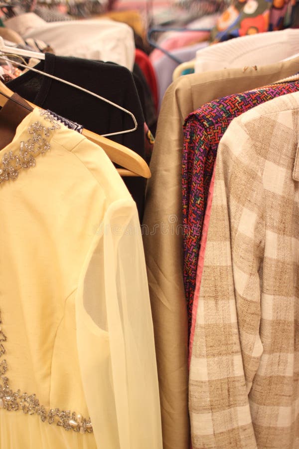 Used clothing stock photo. Image of store, retro, recycled - 21531202