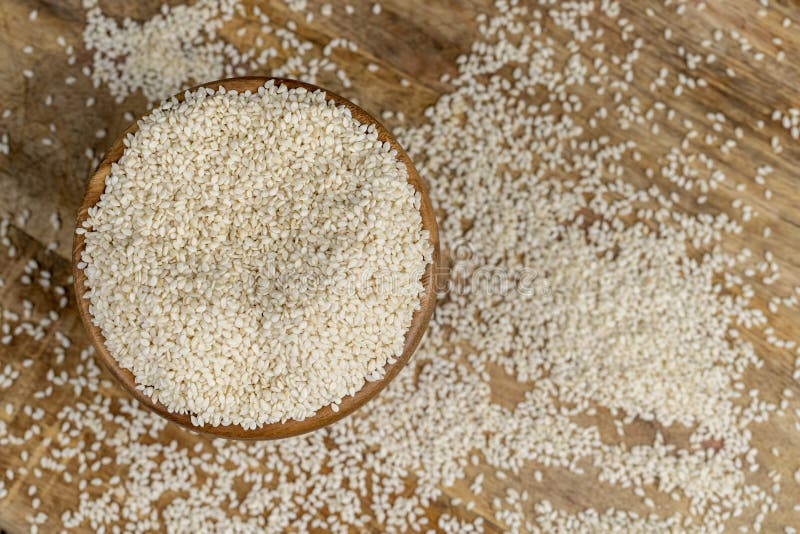 Used in Cooking Sesame Seeds Stock Image - Image of healthy, crop ...