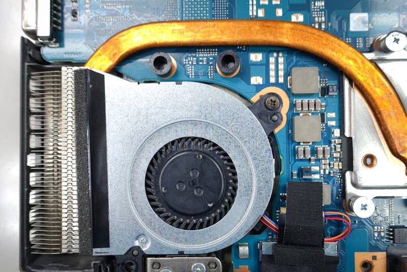 Laptop cooling system stock photo. Image of cord, equipment - 24503906