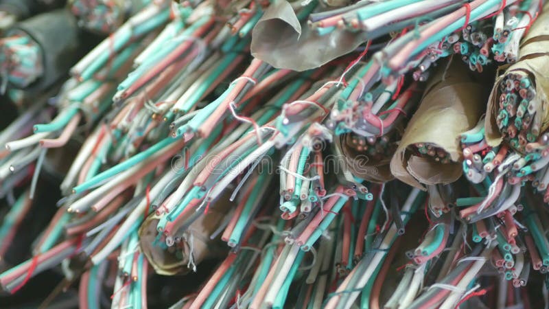 Used Copper Communication Cable Stock Image - Image of nippers ...