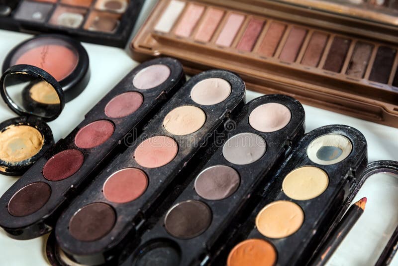 Used Cosmetics in the Workplace Stock Photo - Image of time, fashion ...