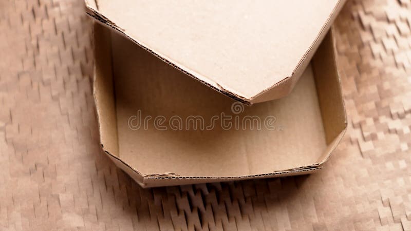 Used Empty Cardboard Boxes and Wrapping Soft Paper. Recycling Materials ...