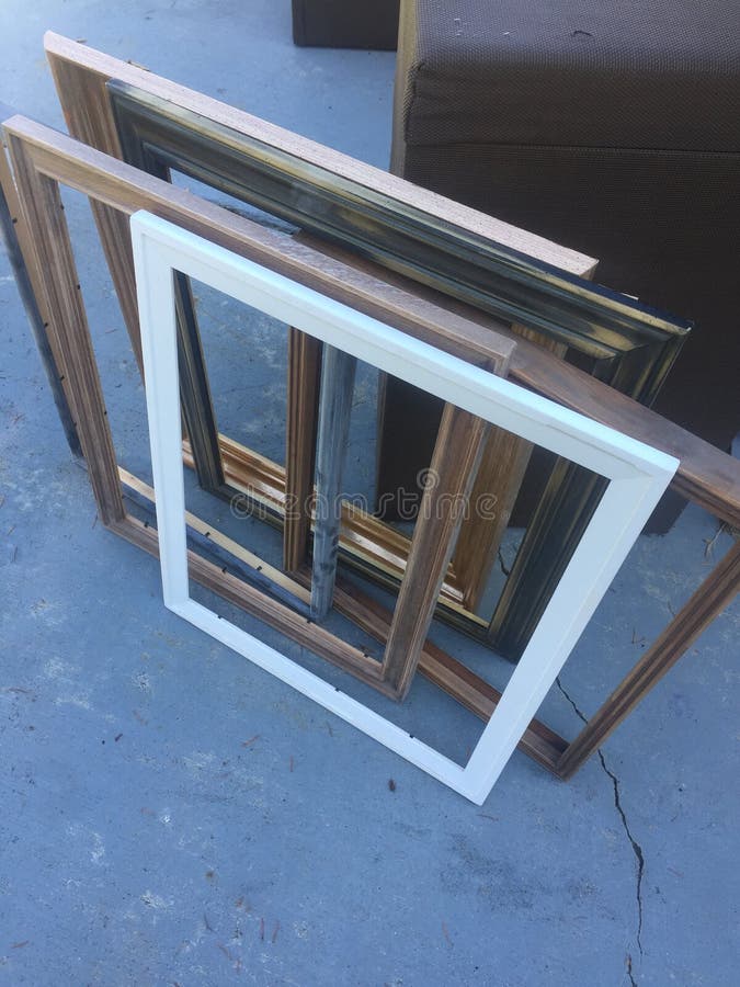 Used frames stock image. Image of used, upcyle, stack - 165415075