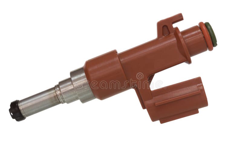 Professional Mechanic Testing Diesel Injector in His Workshop Stock ...