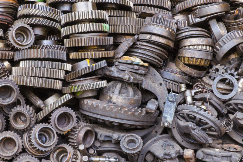 Used gears. stock image. Image of shaft, automotive, speed - 80766313