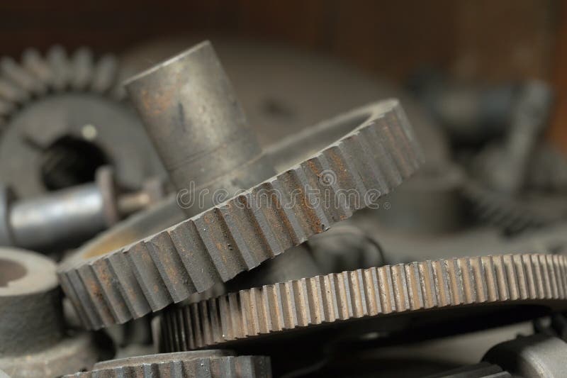 Used Gearwheels with Different Sizes Stock Image - Image of technique, business: 312004137