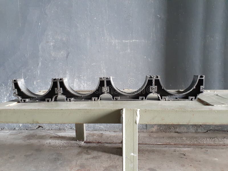 Conduit spacer for pipes stock image. Image of separator - 183554321