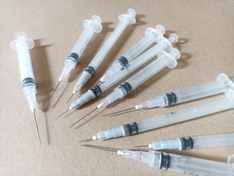 Used Injections close up stock image. Image of industrial - 293560511