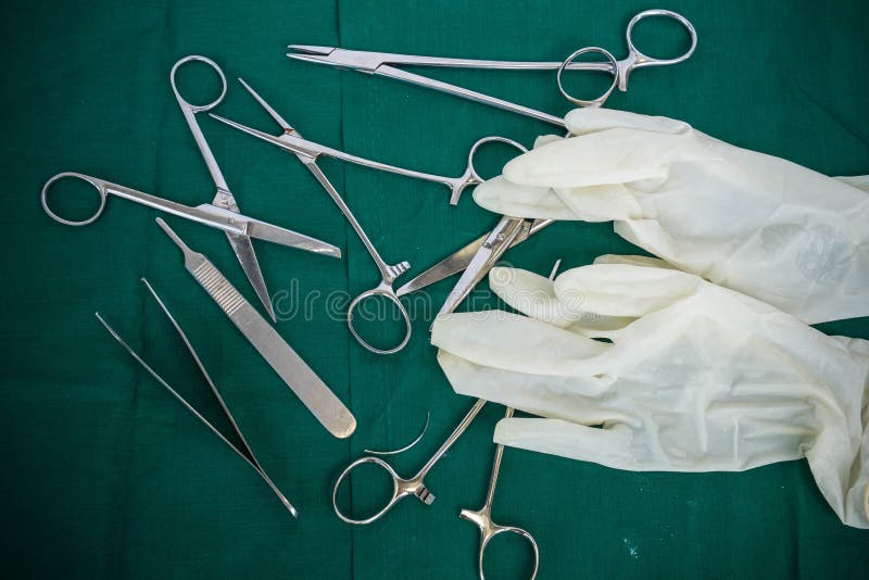 Used Instruments for Surgery Stock Photo - Image of surgical, forceps ...