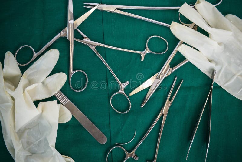 Used Instruments for Surgery Stock Image - Image of clean, equipments ...