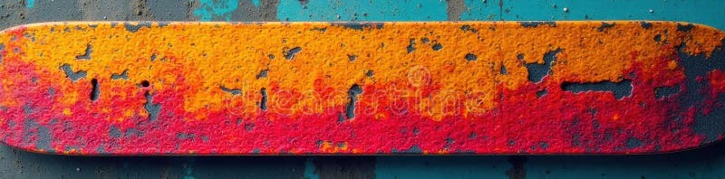 Used Longboard Grip Tape Showing Wear and Tear, Grey, Background ...