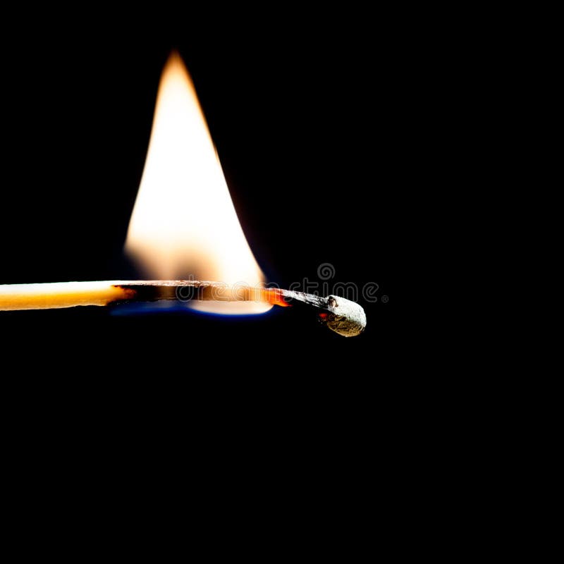 One Used Match and Many New Matches Stock Photo - Image of object, burn ...