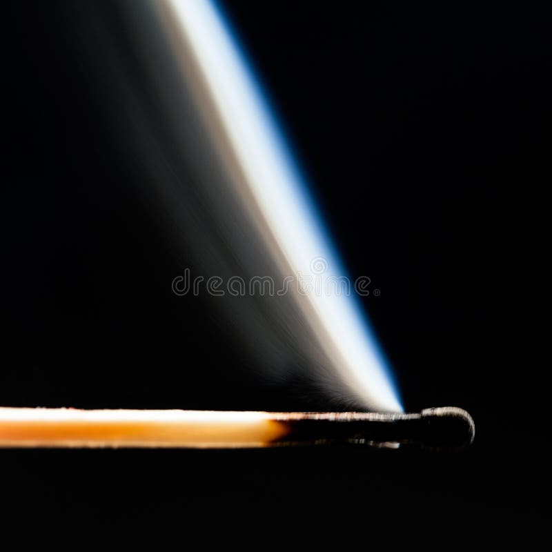 One Used Match and Many New Matches Stock Photo - Image of object, burn ...