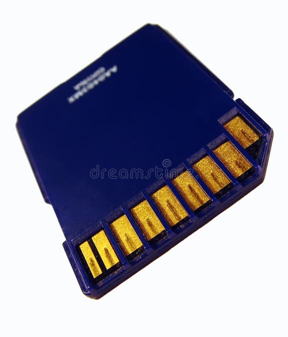 Used memory card stock image. Image of device, digital - 4313655