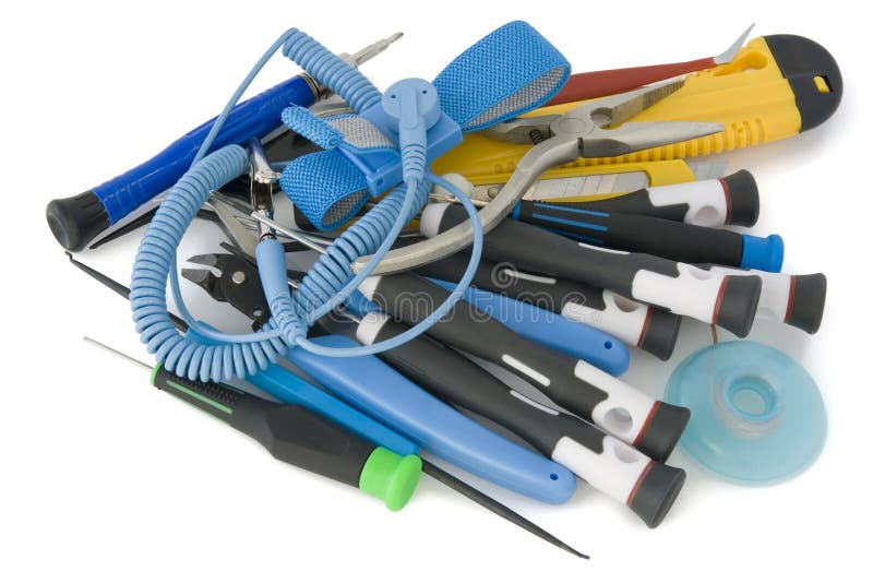 Used micro tools stock photo. Image of material, repair - 23125796