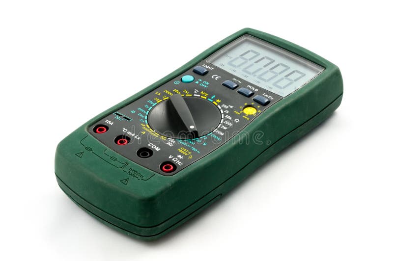 Used multimeter stock image. Image of amperage, electrician - 24742865