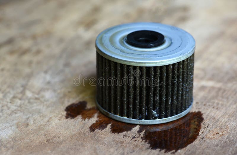 Used oil car filter stock image. Image of engineering - 303723857