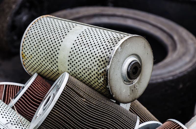 Used oil filter stock photo. Image of filter, recycle - 35271774