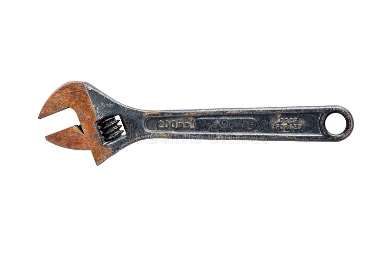 Tools with clipping paths stock image. Image of wrench - 5166693