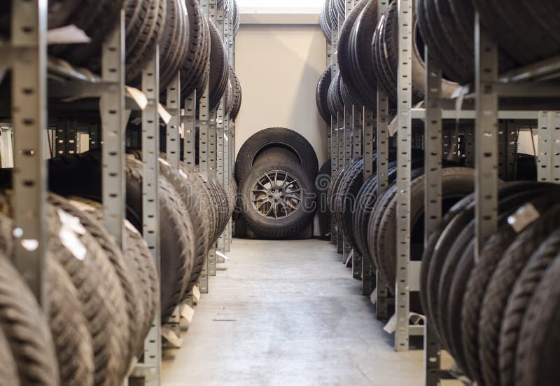Used old car tires. stock photo. Image of hauler, stacks - 40203094