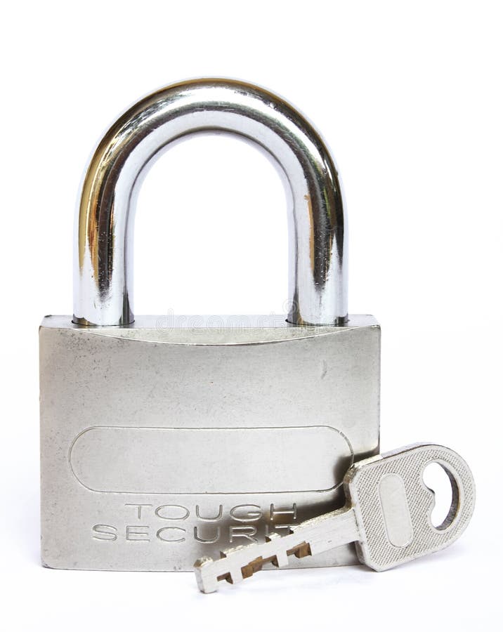 Old Used Padlock on a Blue Rustic with Gdpr Stock Photo - Image of ...