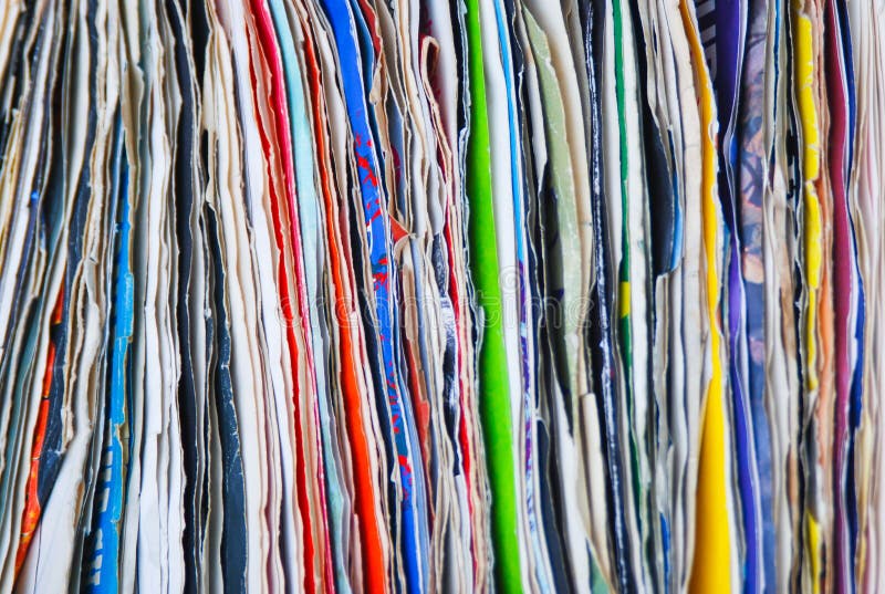 Used paper stock photo. Image of recycling, paper, used - 26934112