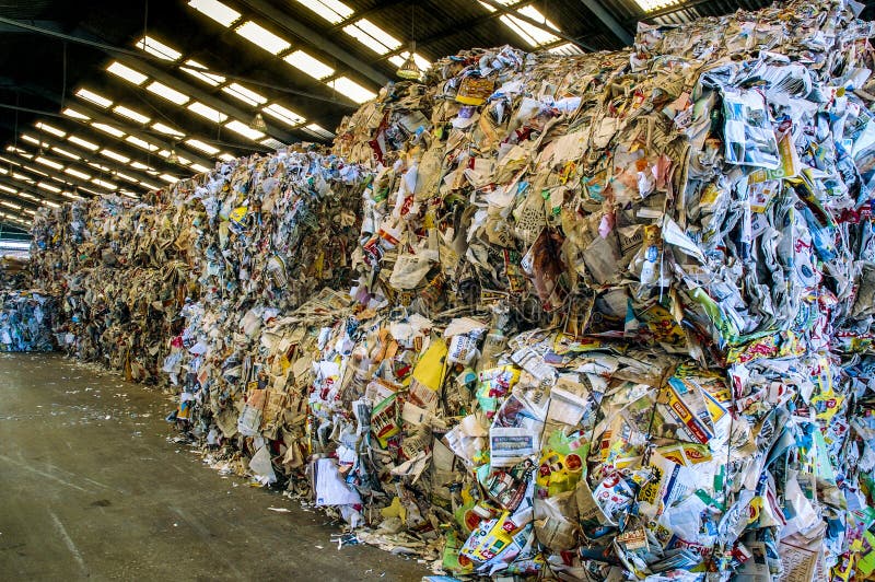 Paper Recycling editorial stock image. Image of recycling - 57976759