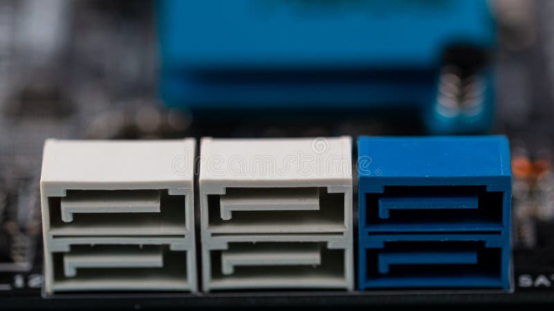 Used Pc Motherboard Macro View Stock Photo - Image of pieces, factory ...