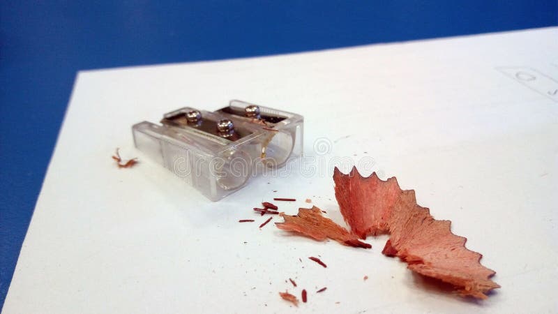 Used Pencil Sharpener at School Stock Image - Image of used, kids ...
